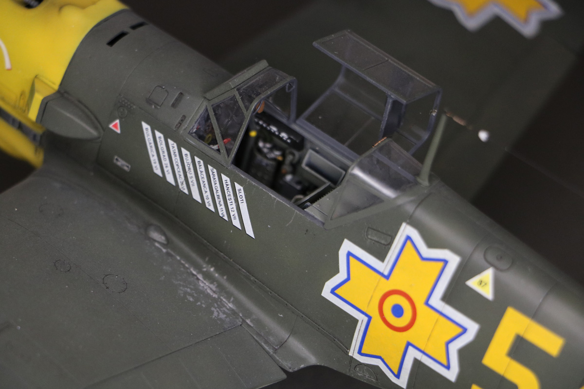 1/32 Romanian Messerschmitt Bf109E-3 - Cyber Hobby 1/32 - Ready for Inspection - Large Scale Planes