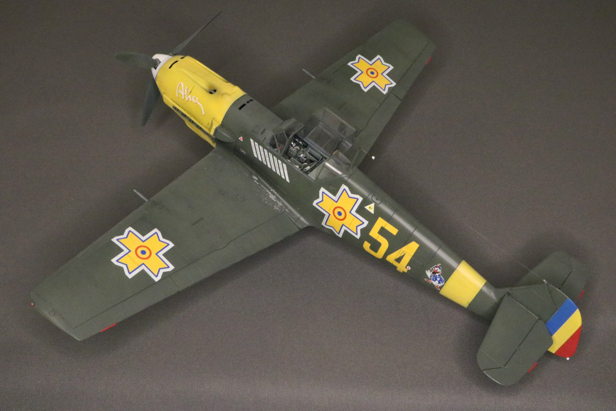1/32 Romanian Messerschmitt Bf109E-3 - Cyber Hobby 1/32 - Ready for Inspection - Large Scale Planes