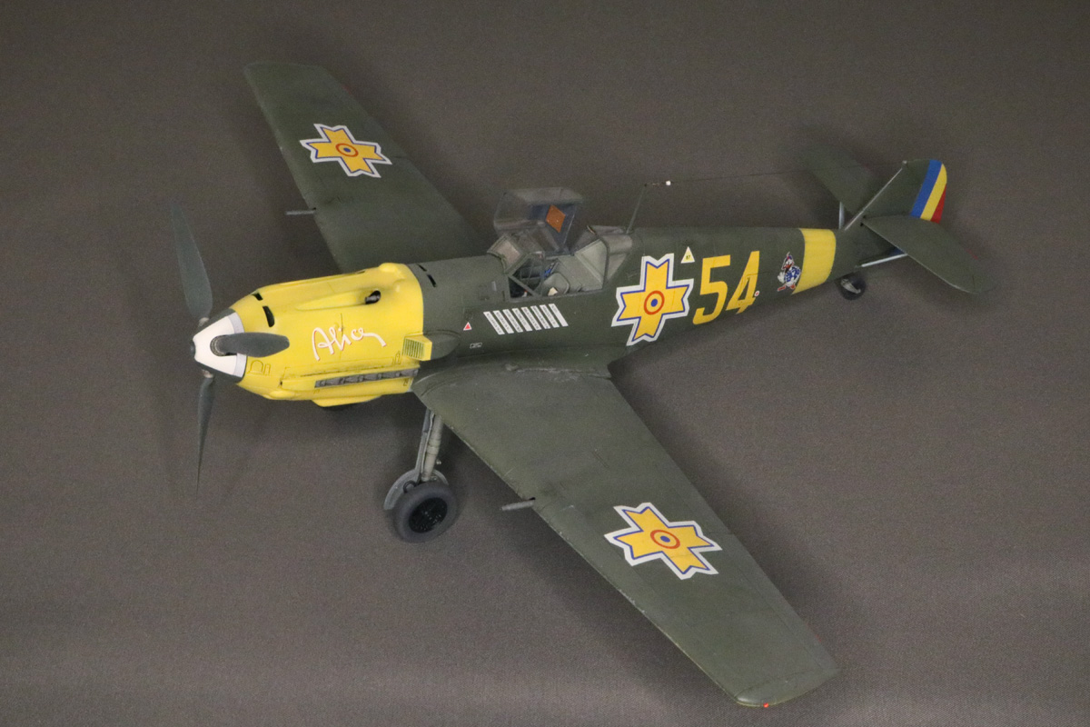 1/32 Romanian Messerschmitt Bf109E-3 - Cyber Hobby 1/32 - Ready for Inspection - Large Scale Planes
